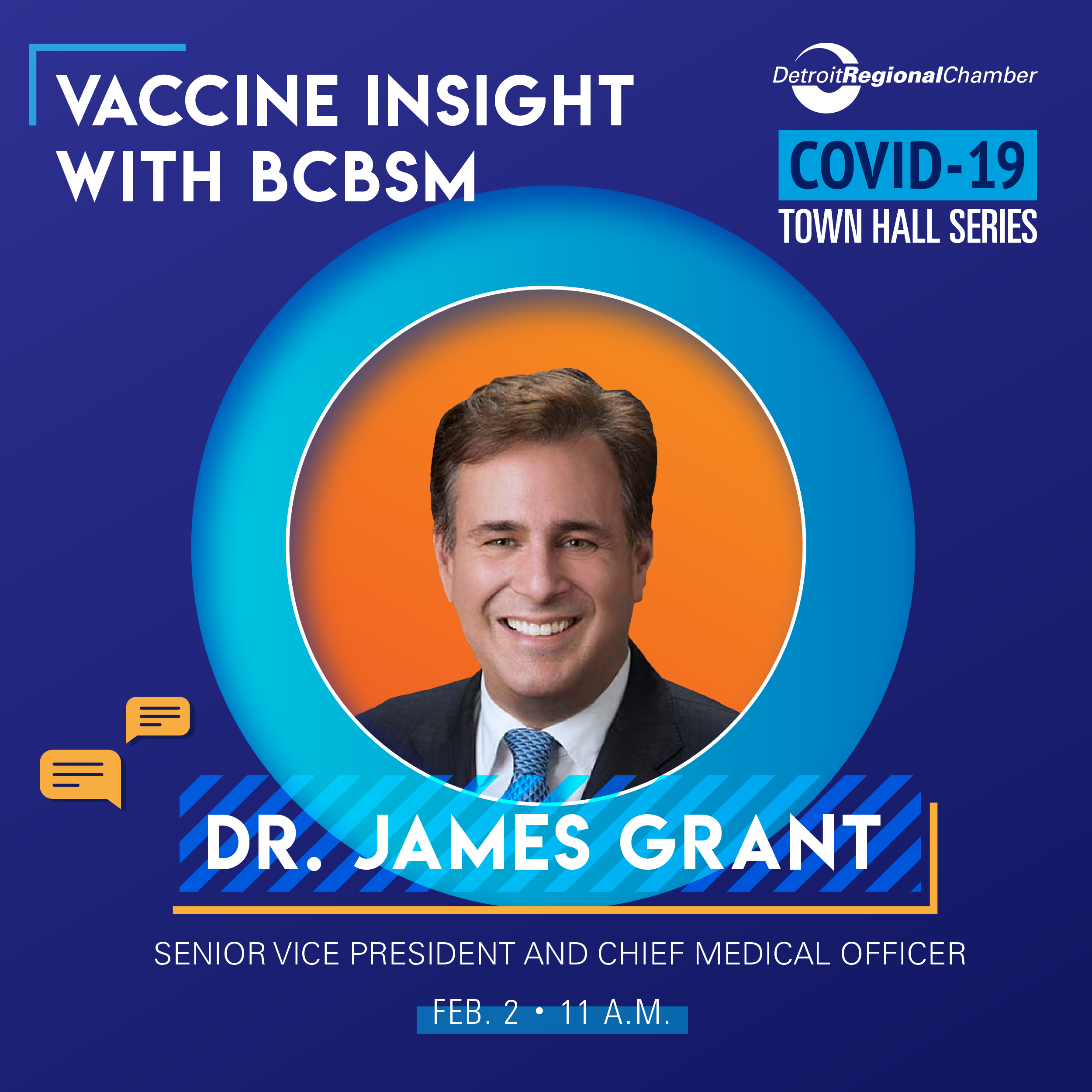 COVID 19 Town Hall: Vaccine Insight With BCBSM's Dr. James Grant ...