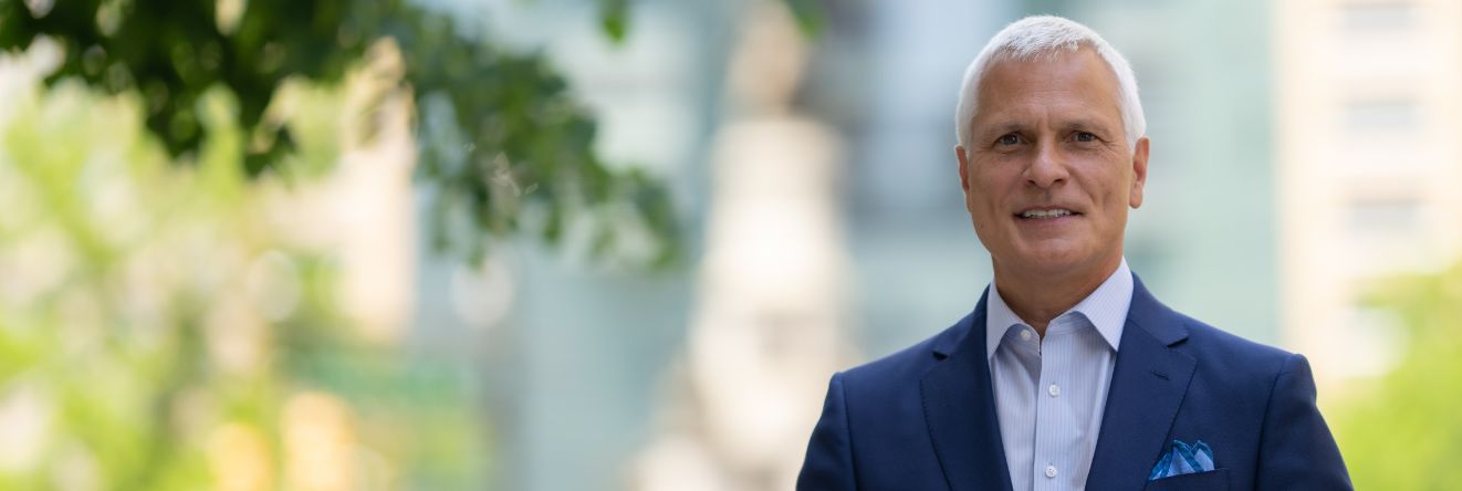 Eric B. Larson, Chief Executive Officer of the Downtown Detroit ...