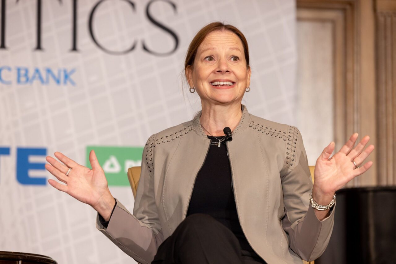 General Motors CEO Mary Barra Talks EVs, Diversity, and Education at Pancakes & Politics ...