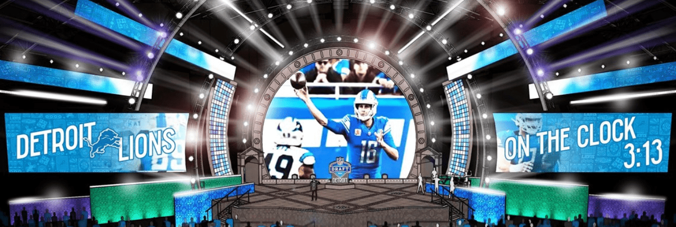 Get a Bird's Eye View of the NFL Draft Set-Up - Detroit Regional Chamber
