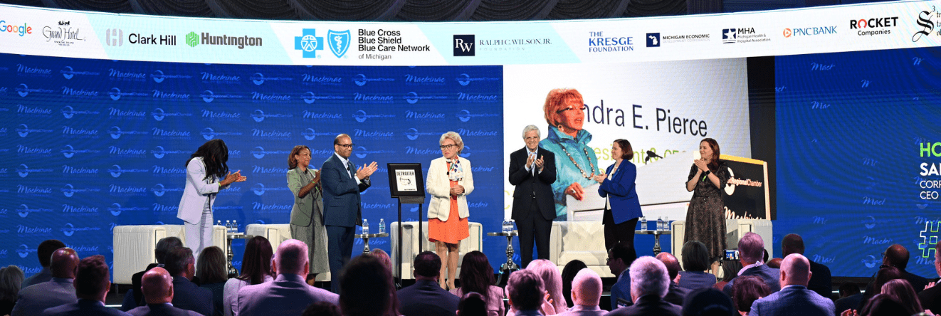 Recognition of Sandy Pierce at the 2024 Mackinac Policy Conference ...