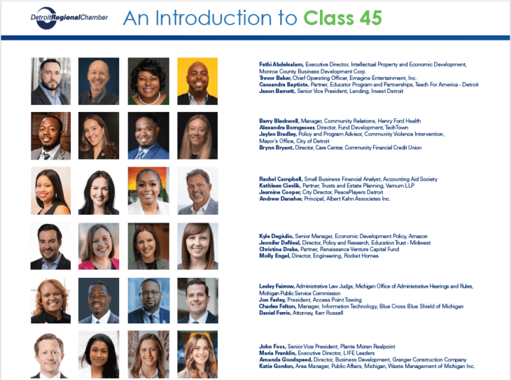 Leadership Detroit - Detroit Regional Chamber